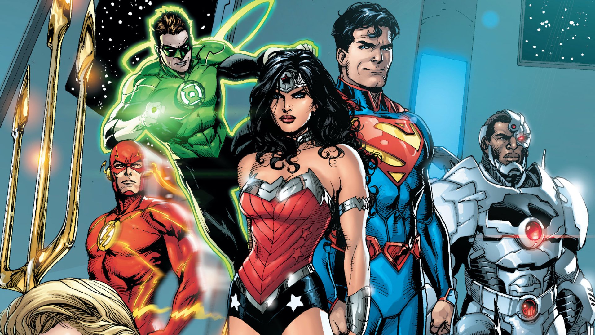 Download Comic Justice League HD Wallpaper | 2119x1192 | Wallpaper Abyss