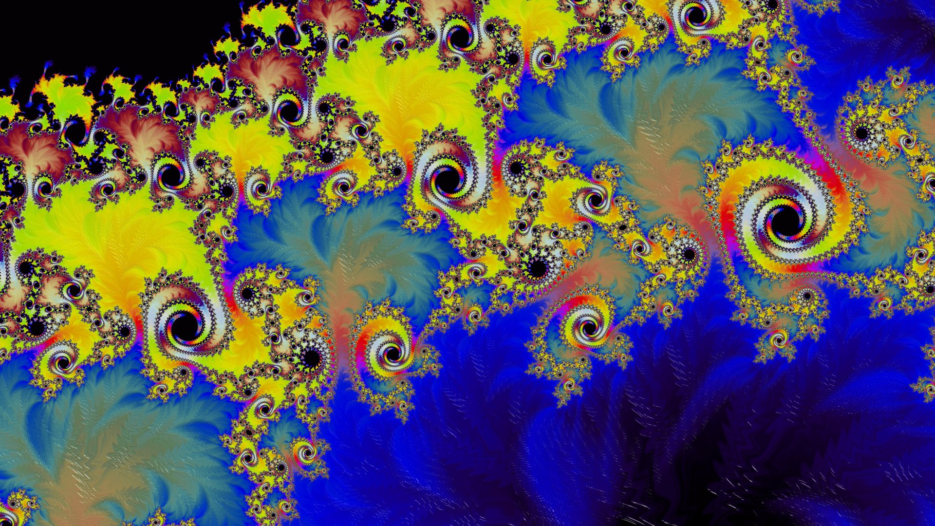 8k Trippy Psychedelic Fractal Wallpaper by Dr-Pen