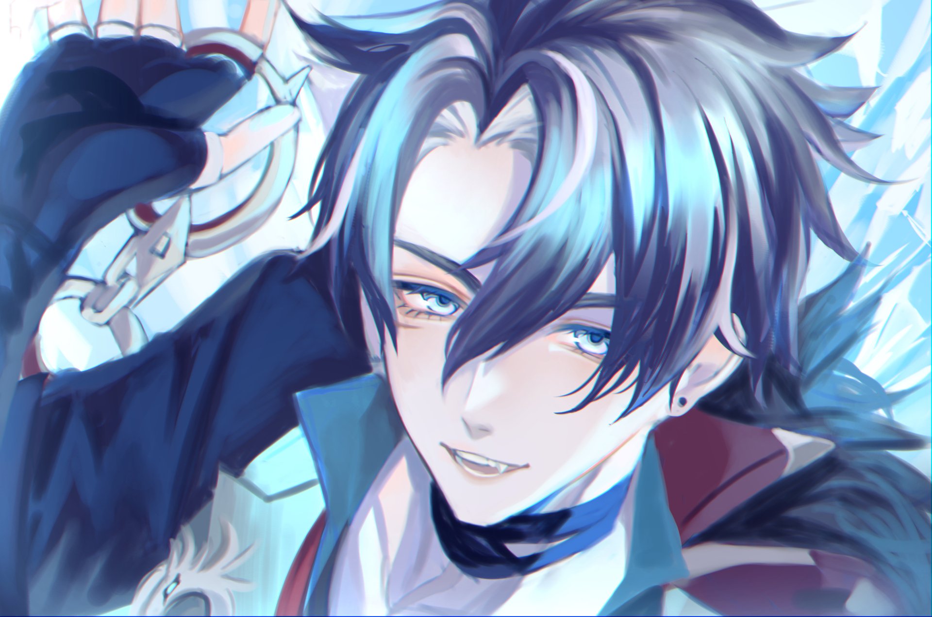 Genshin Impact Wriothesley HD Wallpaper by 鳥海えな