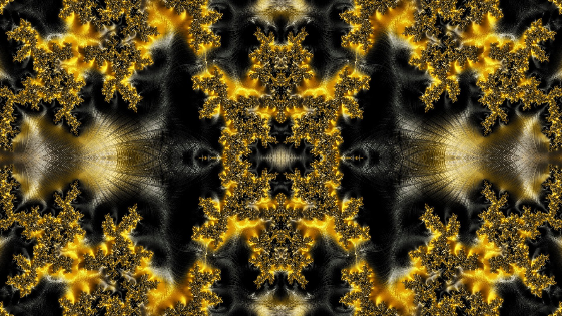 Trippy Psychedelic Fractal Wallpaper by Dr-Pen