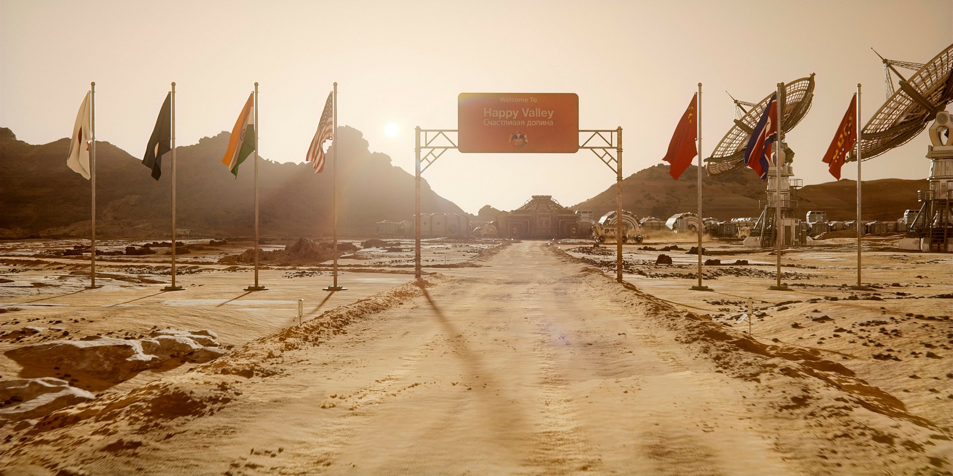 For All Mankind Series-Inspired Mars Landscape HD Wallpaper