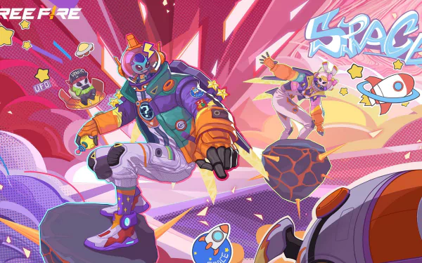 Garena Free Fire 4K Ultra HD Wallpaper: Epic Character Showcase