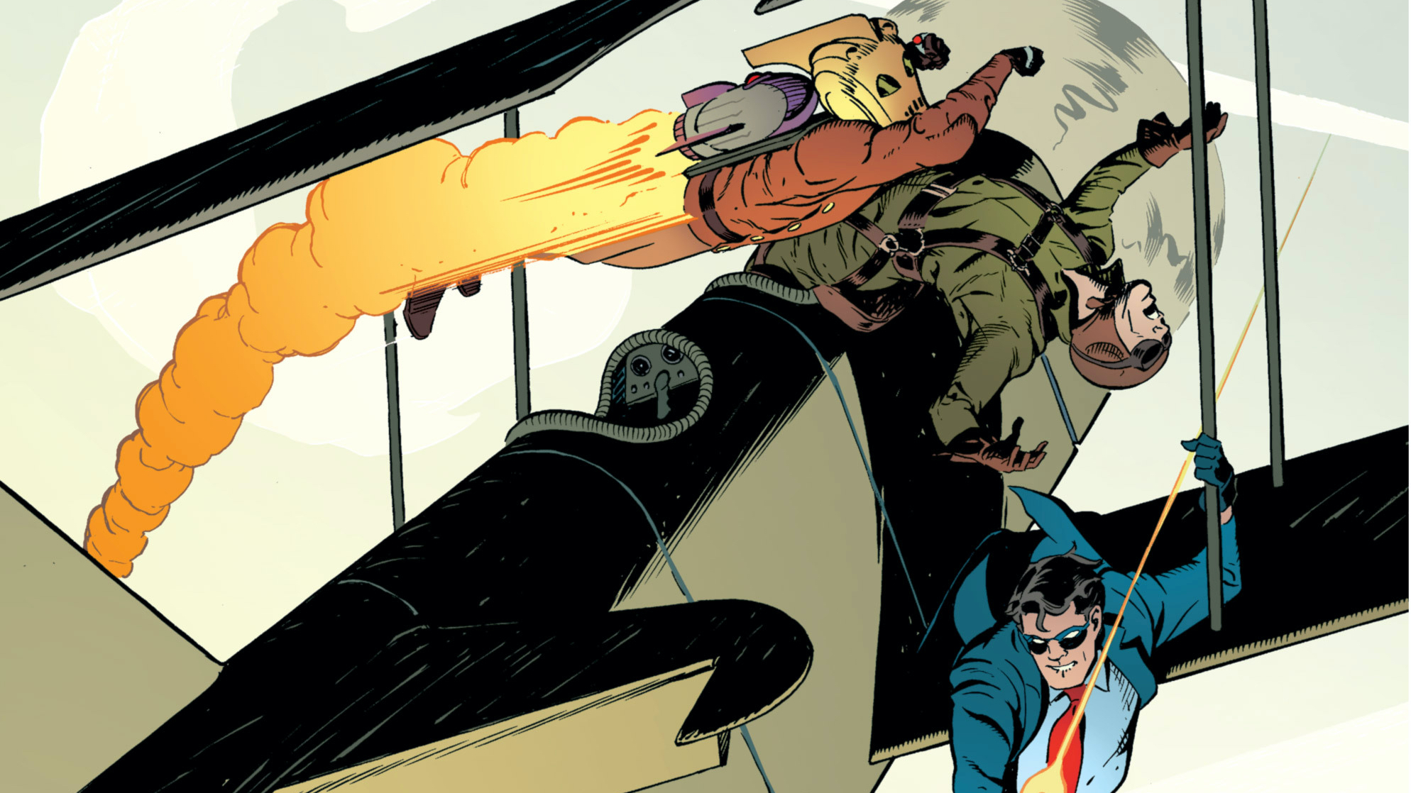 Comics Rocketeer/The Spirit: Pulp Friction HD Wallpaper