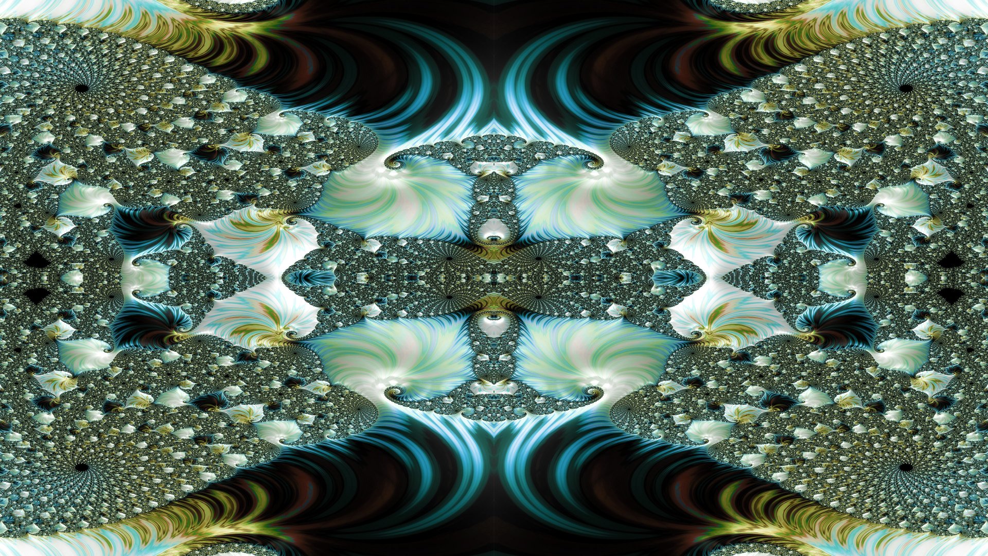 Trippy Psychedelic Fractal 4k Desktop Wallpaper by Dr-Pen