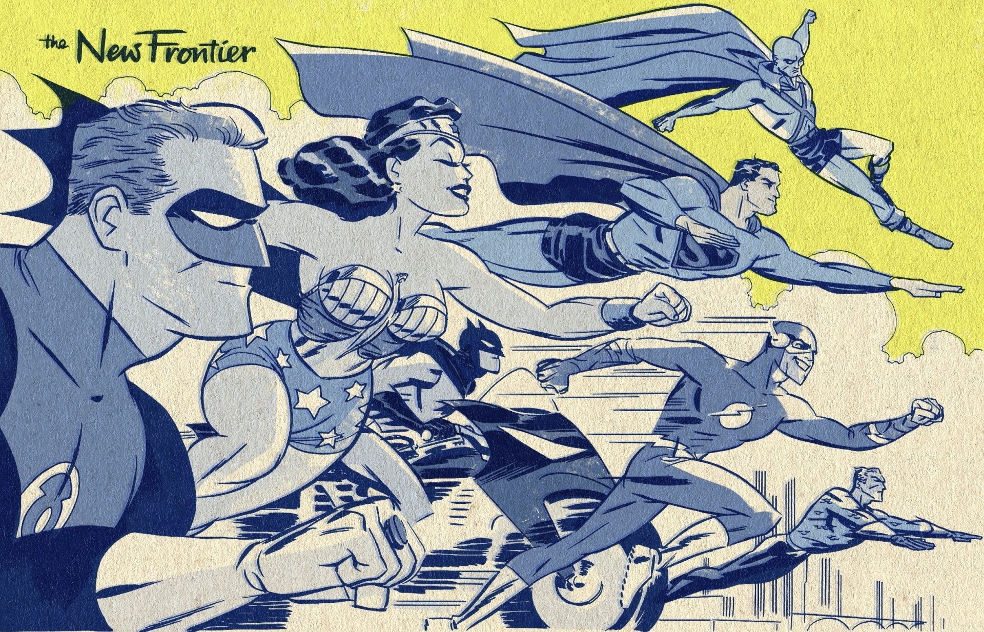 Download Comic DC: The New Frontier HD Wallpaper by Darwyn Cooke