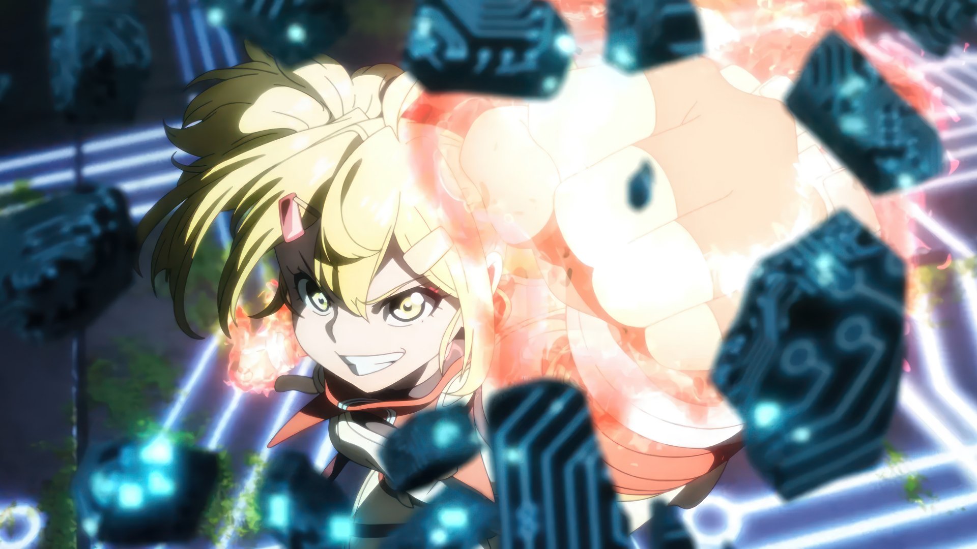 Shangri-la Frontier HD Wallpaper - Dynamic Anime Character Combat Scene