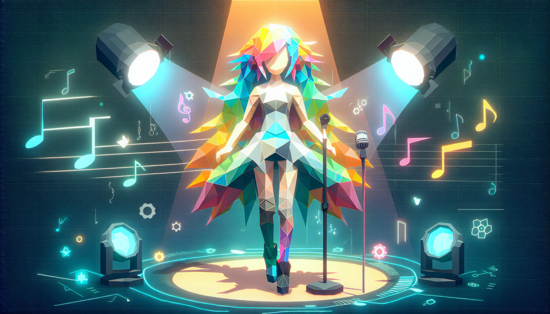 Vibrant Vocaloid Concert HD Wallpaper by QuantumCurator | 3584x2048 ...