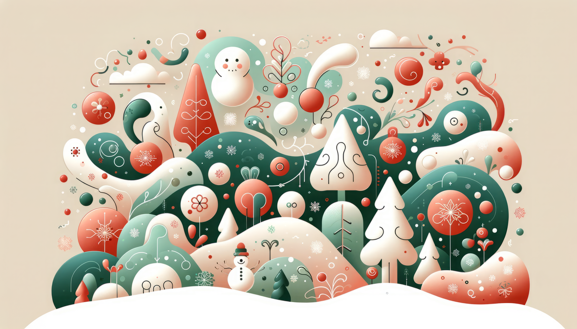 Enchanting Christmas Whimsy HD Wallpaper by robokoboto