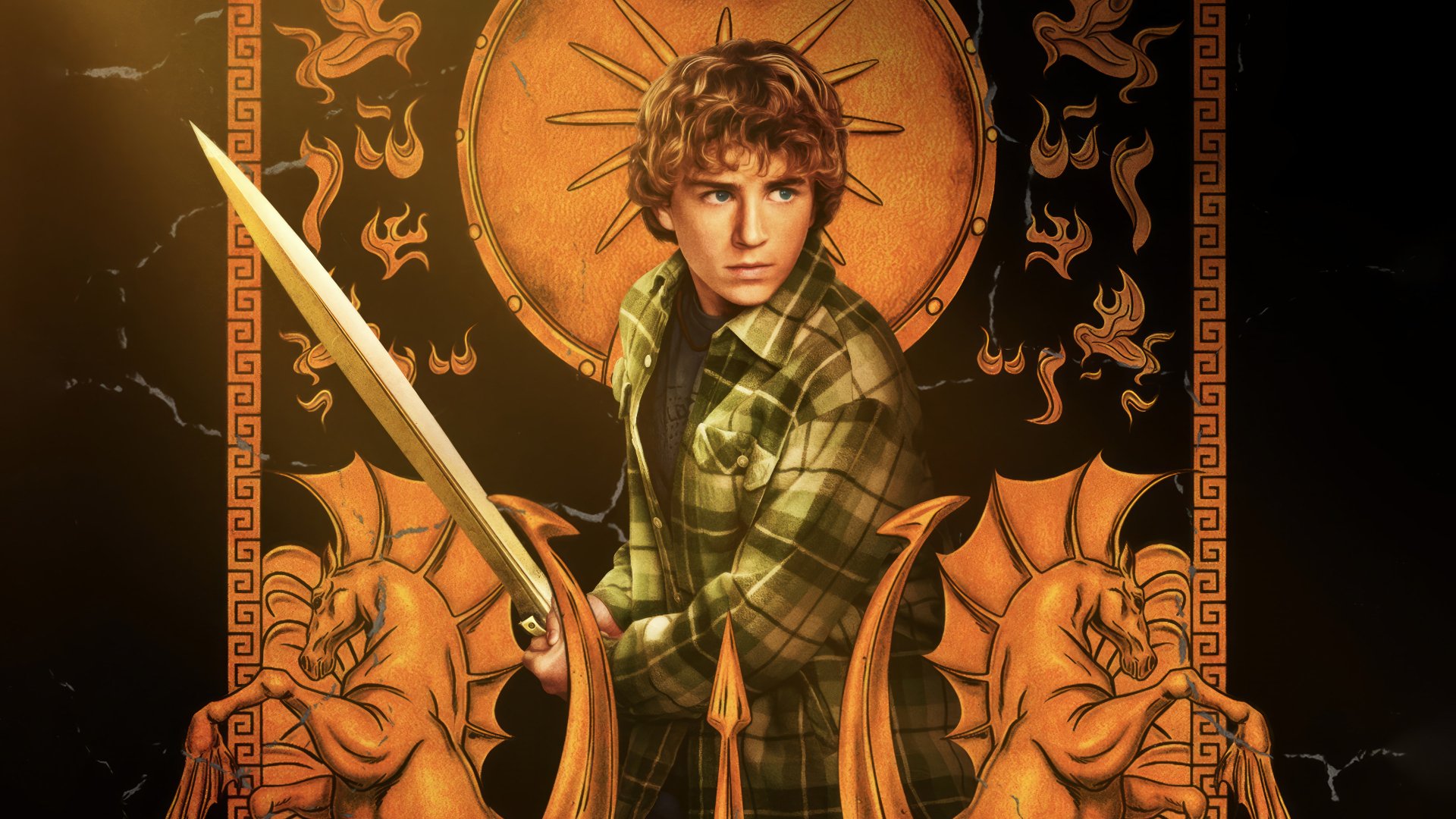 Percy Jackson HD Wallpaper - Mythical Adventure Show