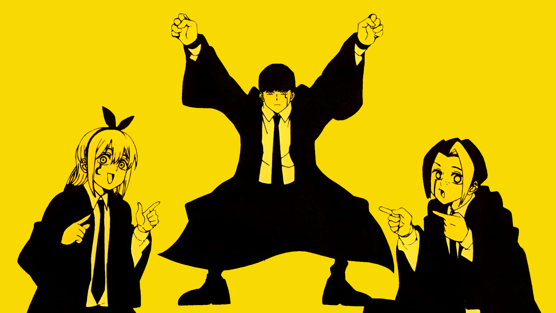 Mashle Magic & Muscles HD Wallpaper: Mash, Lemon, and Finn Unite in ...