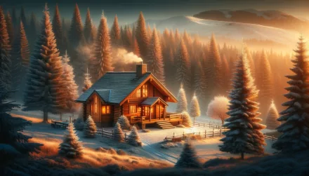 Cozy Cabin - Desktop Wallpapers, Phone Wallpaper, PFP, Gifs, and More!