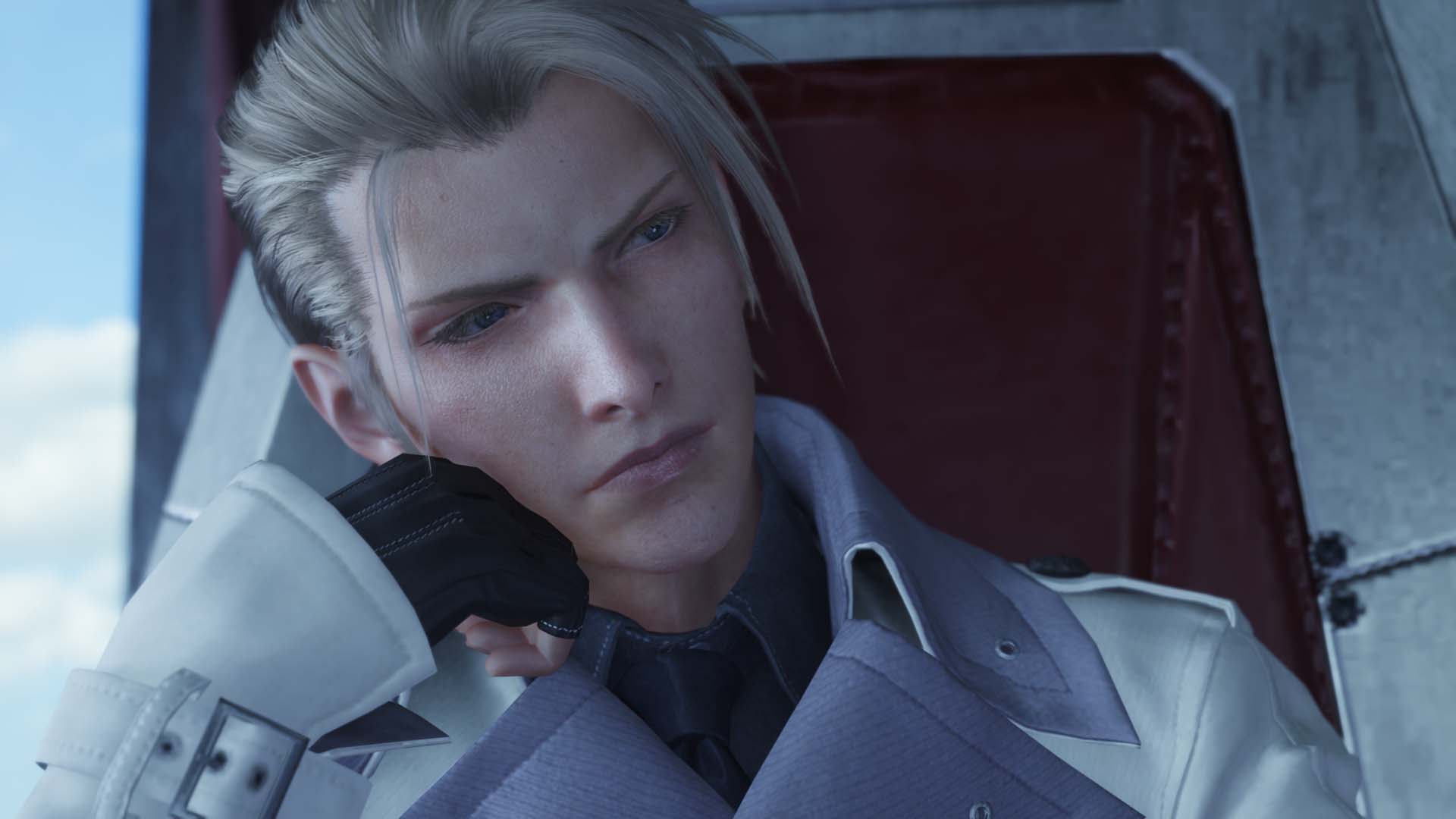 Final Fantasy VII Rebirth HD Wallpaper - Intense Character Close-Up