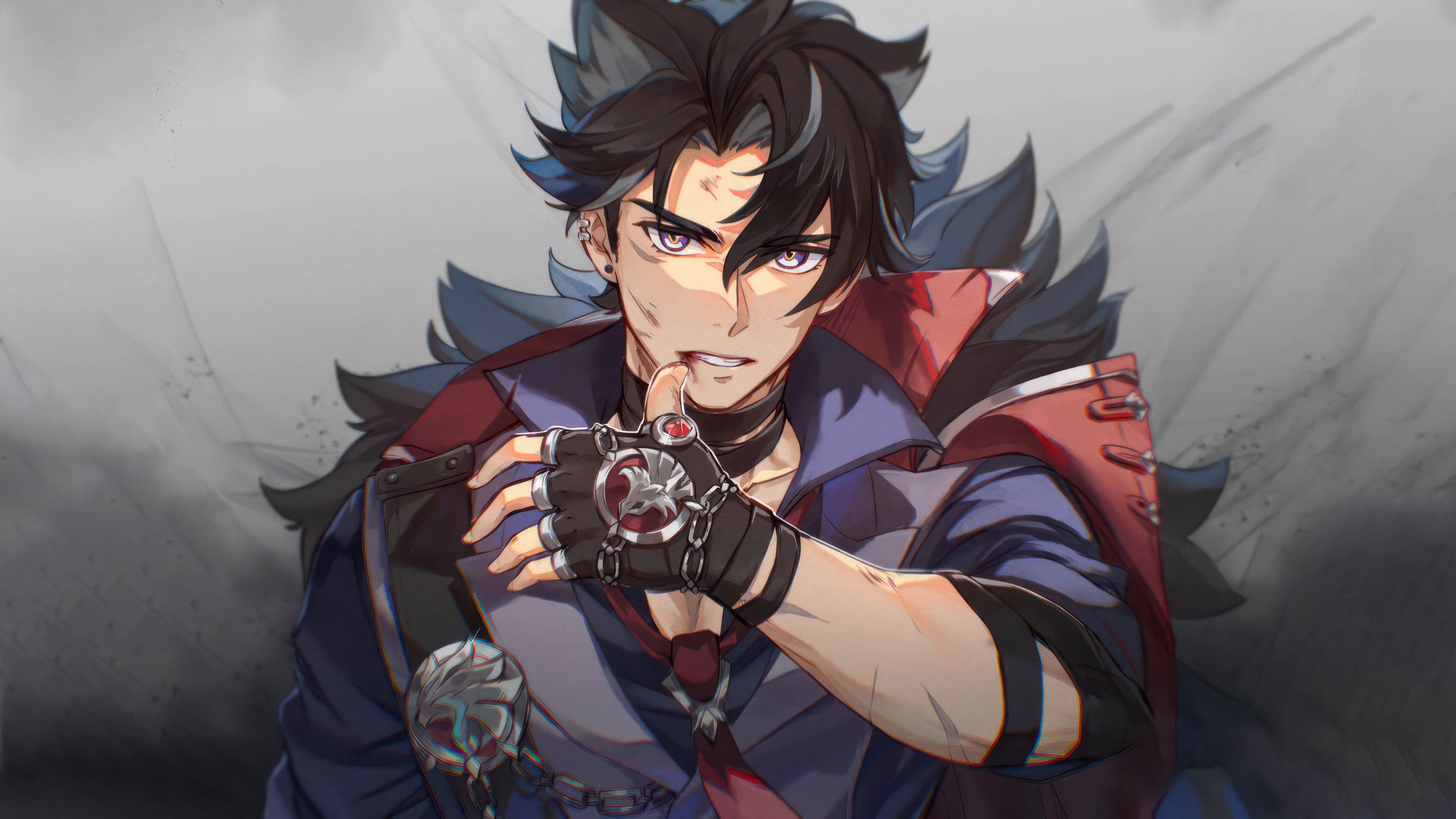 Genshin Impact Wriothesley HD Wallpaper by SocNau