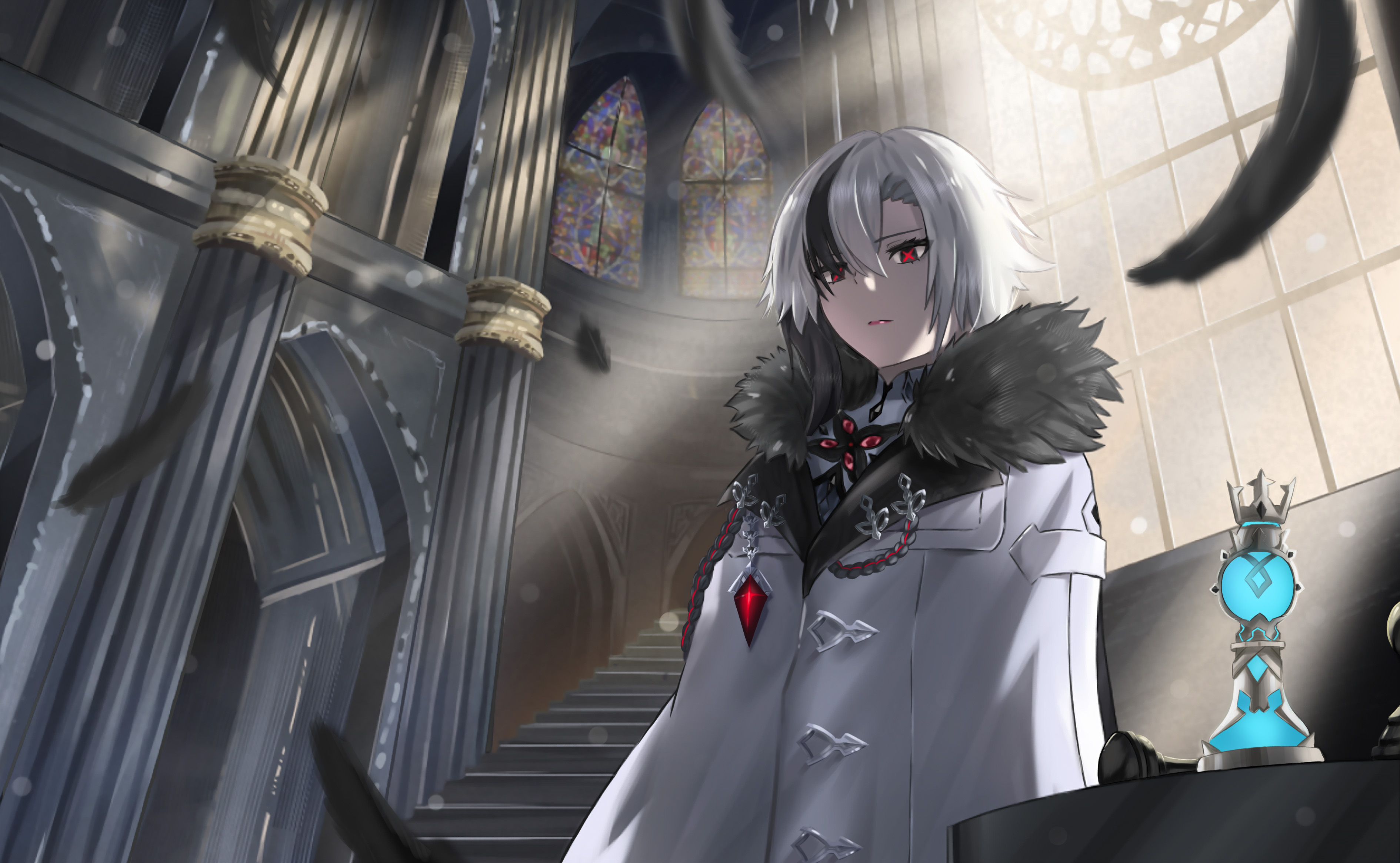 Arlecchino Genshin Impact HD Wallpaper – Elegant Shadows in a Gothic ...
