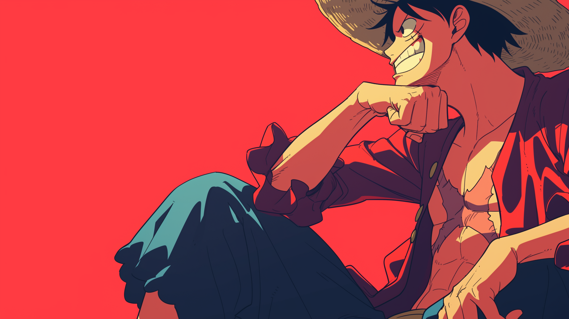 Monkey D. Luffy HD Wallpaper - One Piece Anime Desktop Background by ...