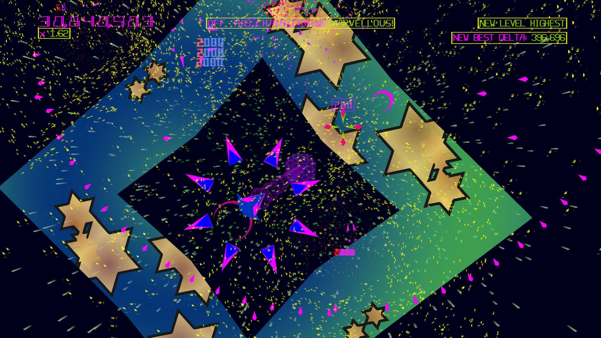 Akka Arrh Video Game HD Wallpaper - Abstract Arcade Aesthetics