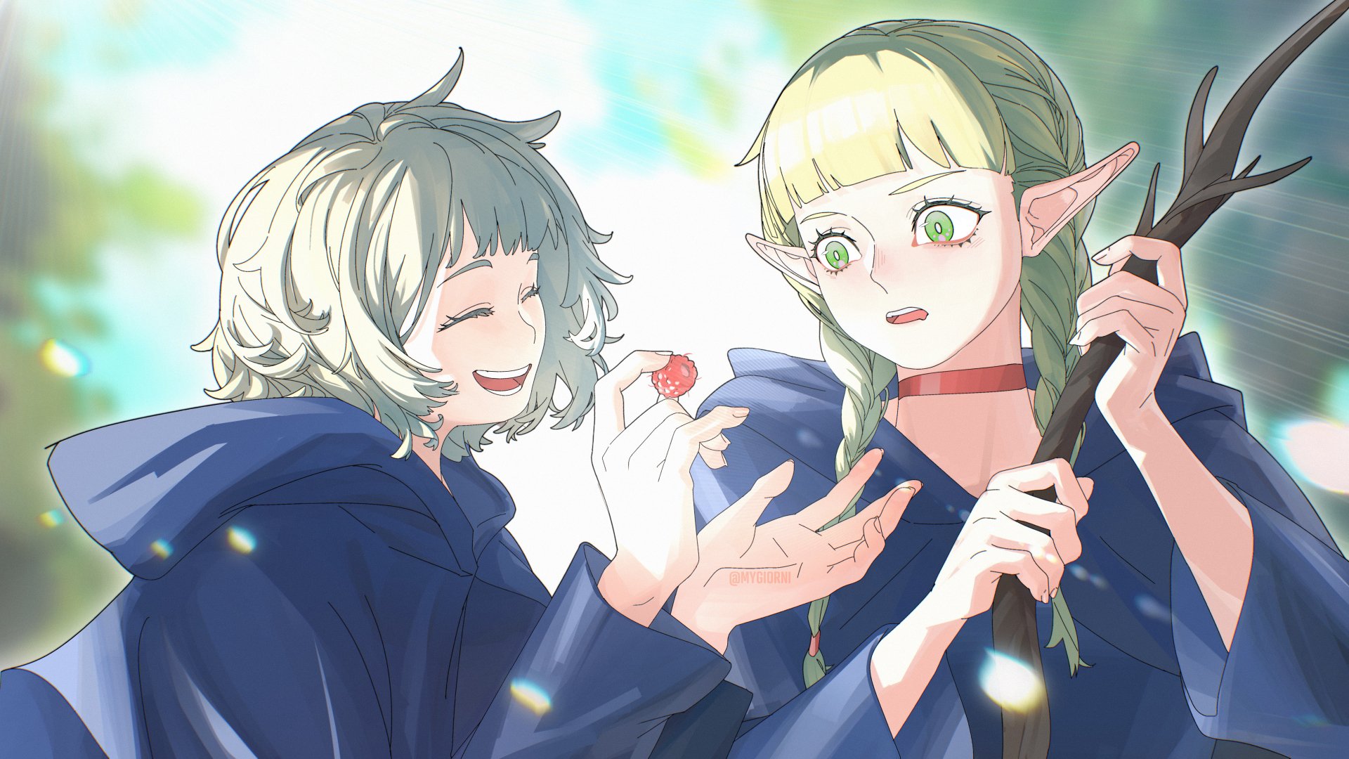 Download Anime Delicious In Dungeon Marcille Donato Falin Touden 4k ...