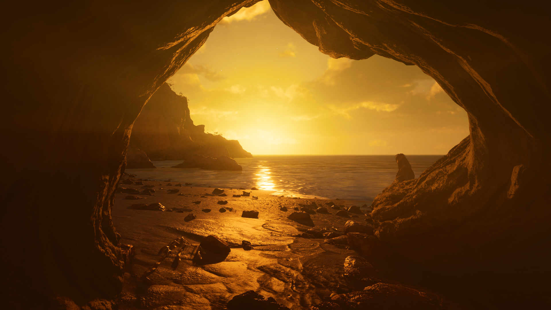 ARK: Cave Sunset Vista
