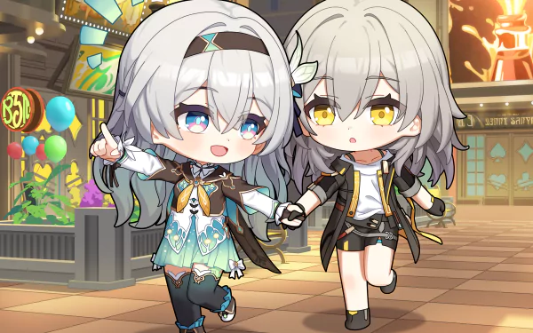 Firefly’s Ethereal Glow – Honkai: Star Rail 4K Ultra HD Wallpaper by へれおれお