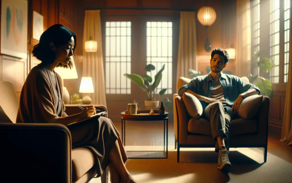 Serene Therapy Session Wallpaper HD by QuantumCurator