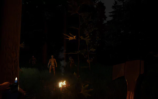 Sons of the Forest Game HD Wallpaper - Immersive Forest View