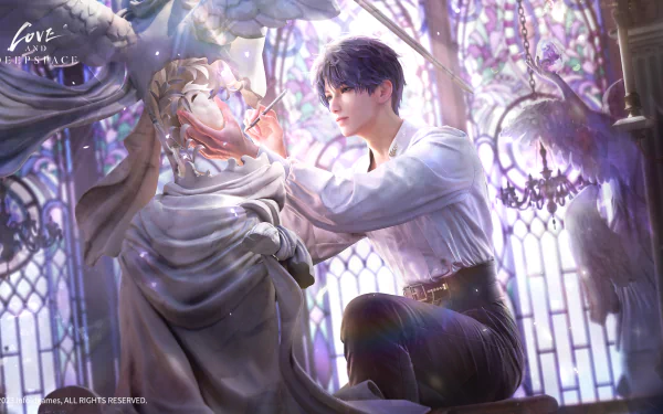 Xavier in Love and Deepspace: Stunning 4K Ultra HD Wallpaper