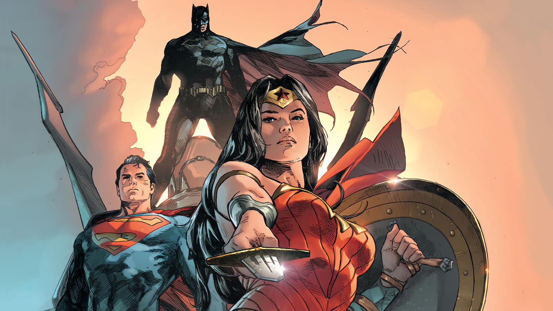 DC Comics Trinity: Superman, Batman & Wonder Woman HD Wallpaper