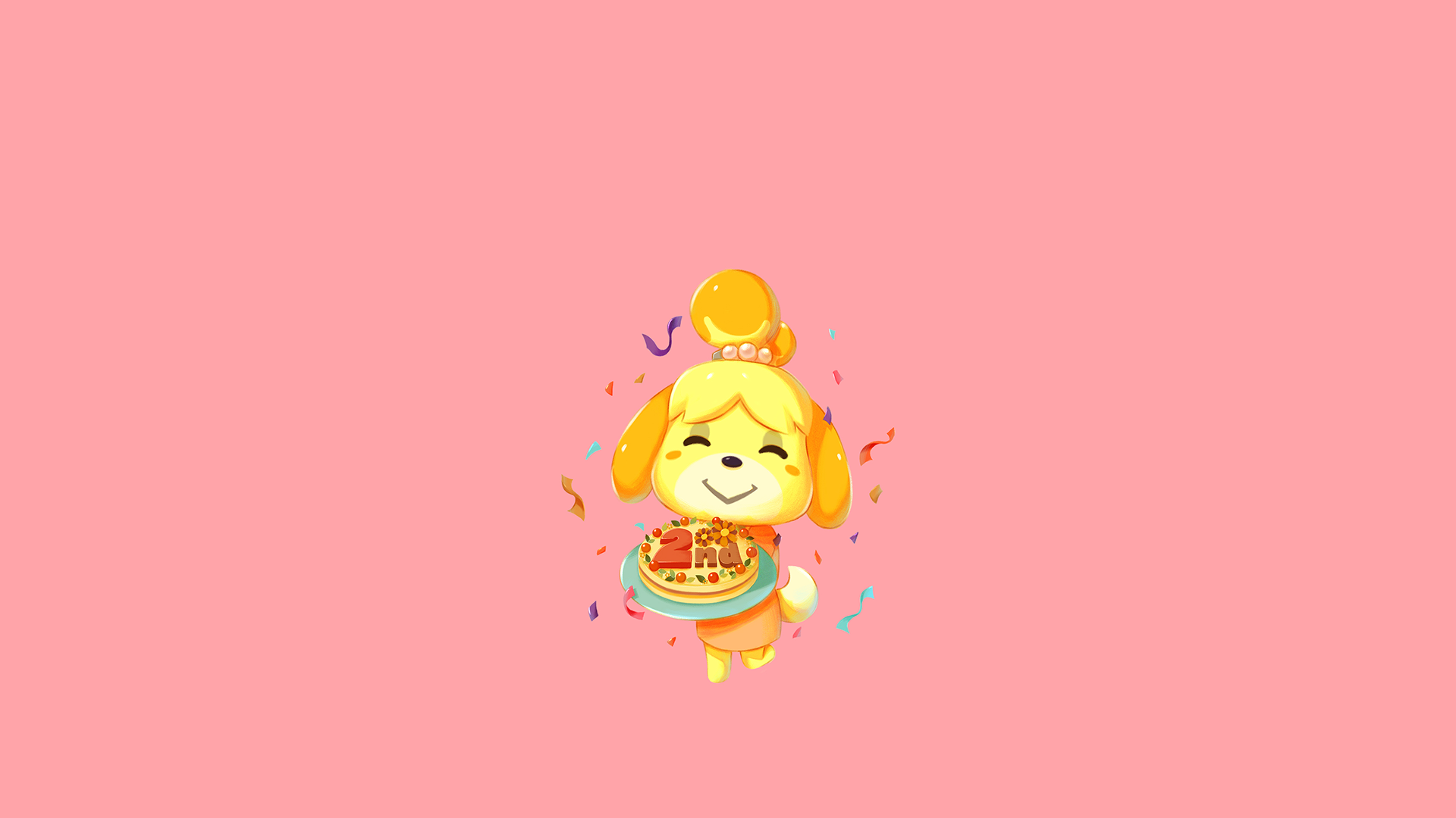 Animal Crossing: Pocket Camp – Cheerful Isabelle HD Wallpaper Delight