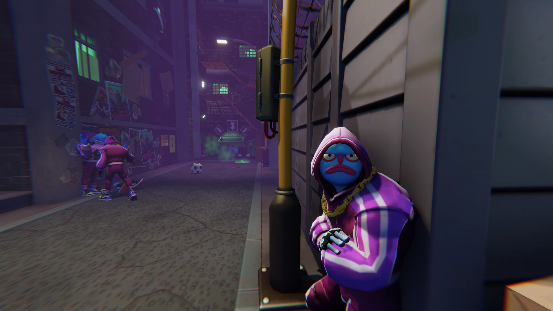 Anger Foot HD Wallpaper: Dark Alley Chase