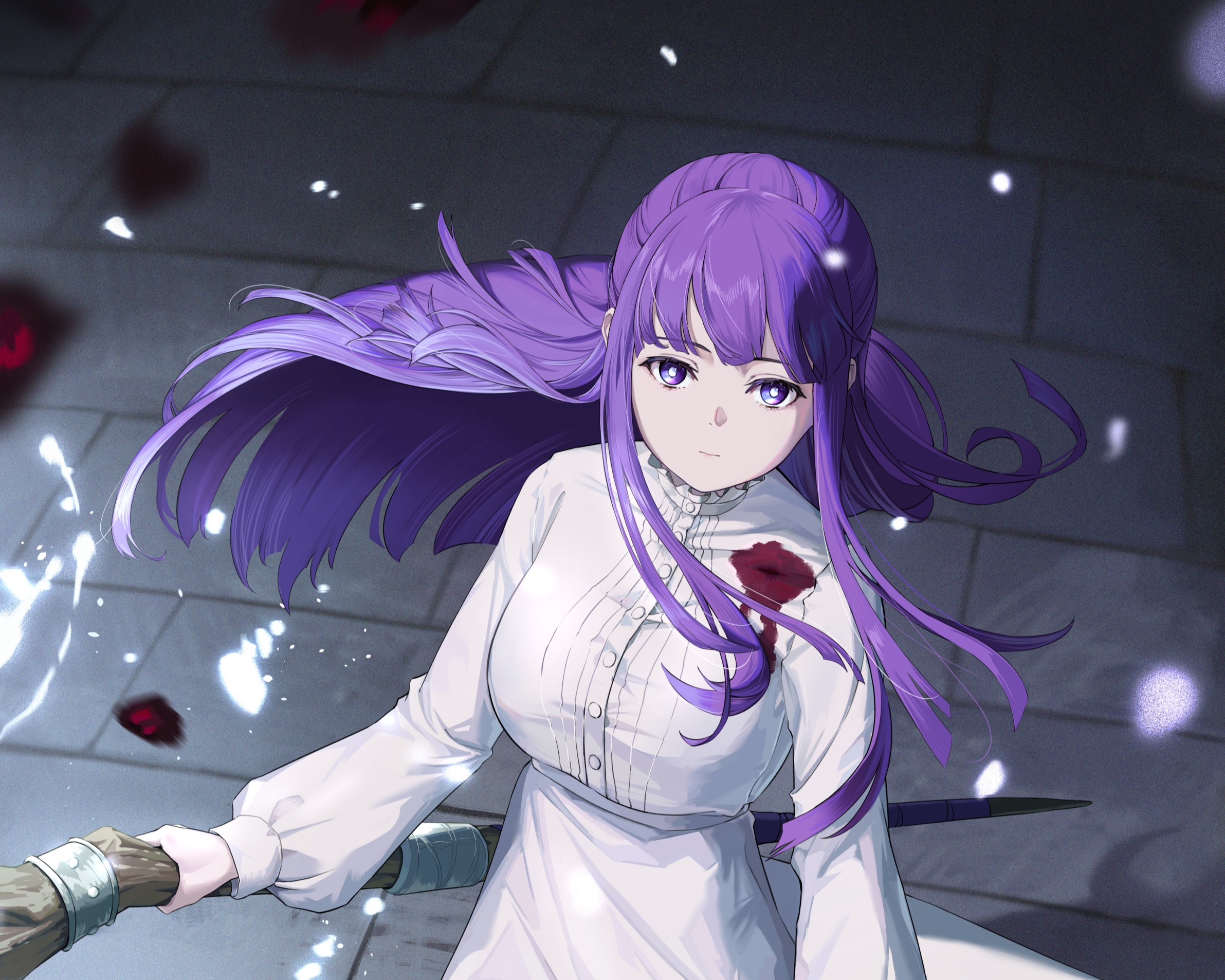 Fern from Frieren: Beyond Journey's End – Stunning Anime HD Wallpaper ...