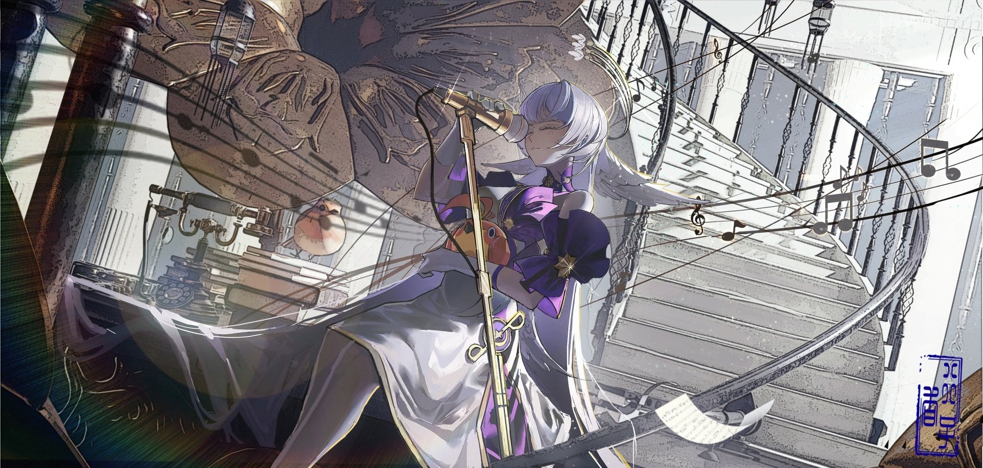 Robin from Honkai Star Rail - Stunning HD Wallpaper Showcase by 千早Tihaya