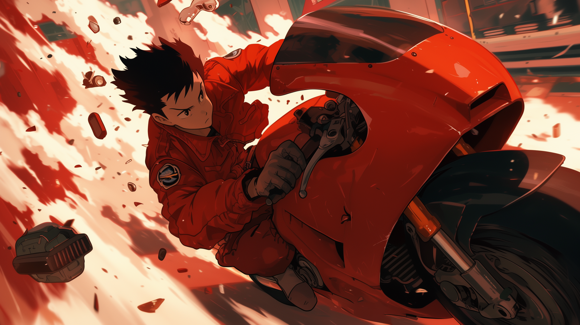 Akira: Shotaro Kaneda's Ride - HD Wallpaper by patrika