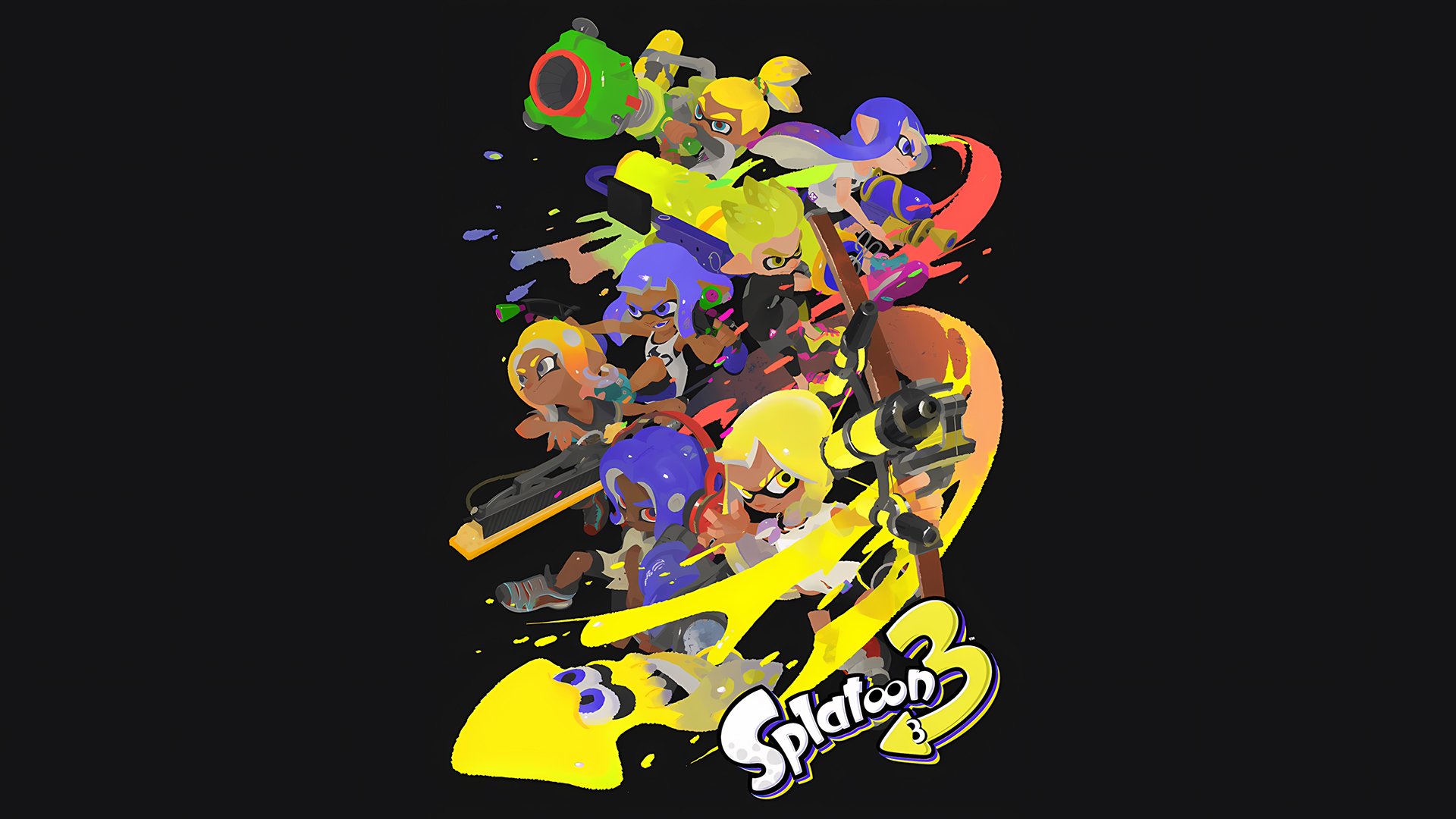 Splatoon 3 HD Wallpaper: Ultimate Ink Battle Scene