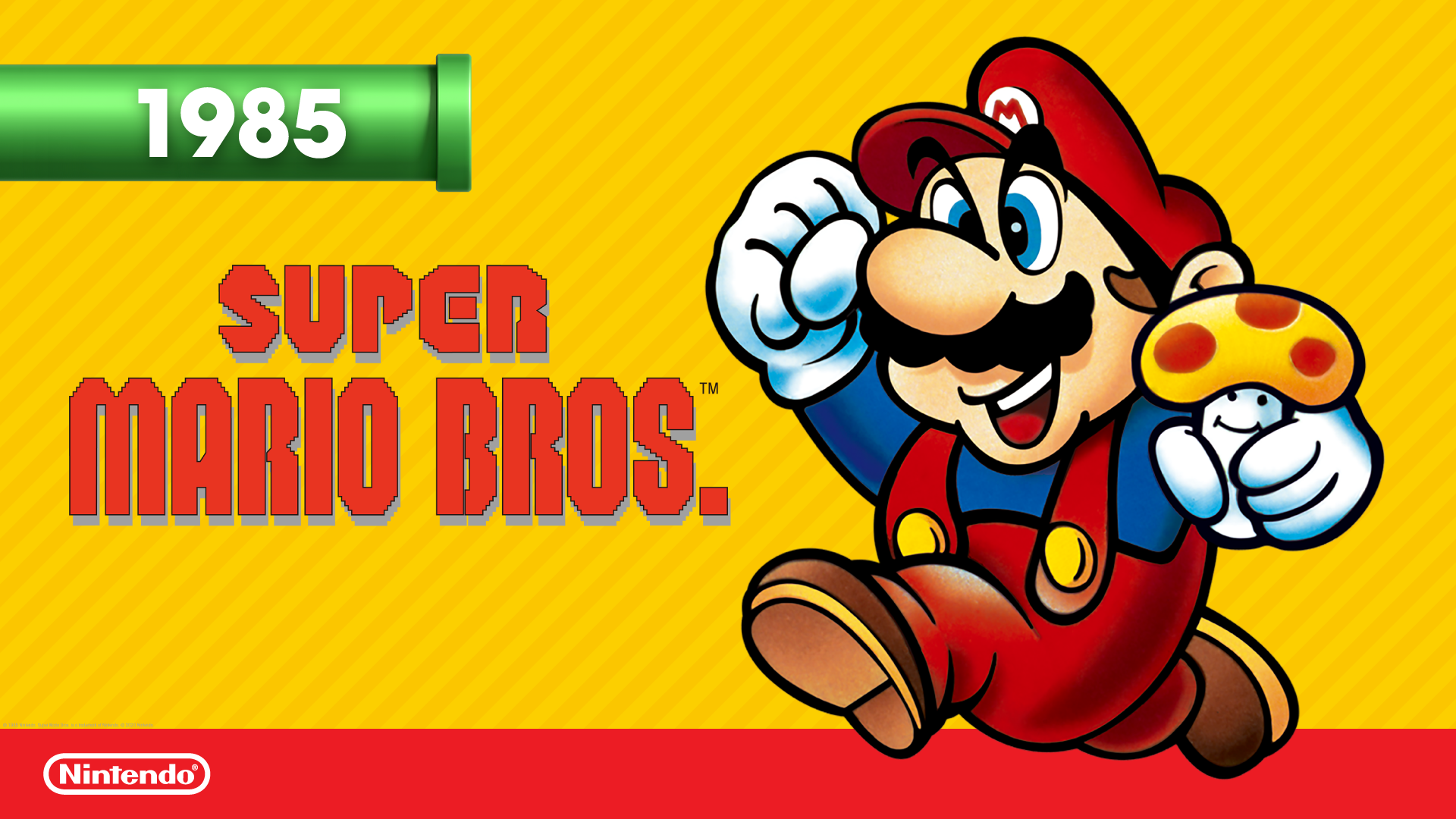 Super Mario Bros. 1985 – Classic 4K Ultra HD Retro Wallpaper