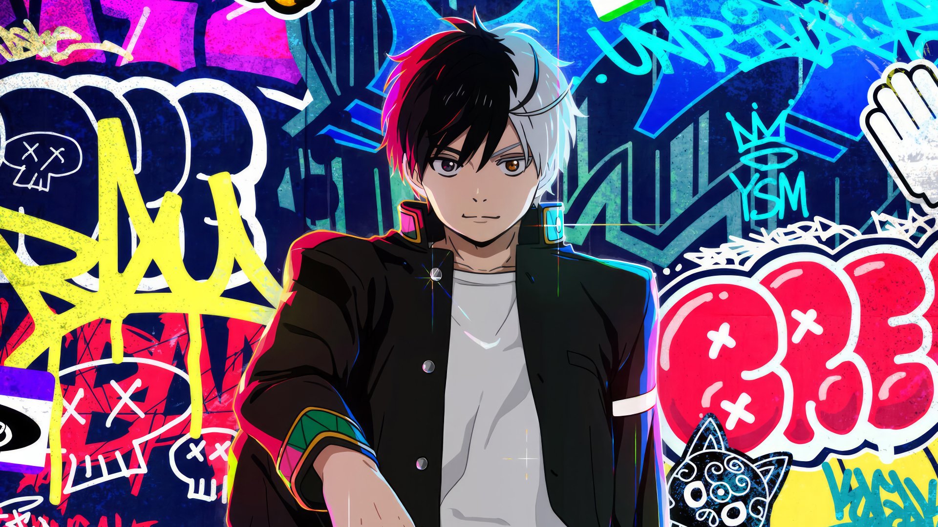 Haruka Sakura 4K Ultra HD – Vibrant Street Art Vibes