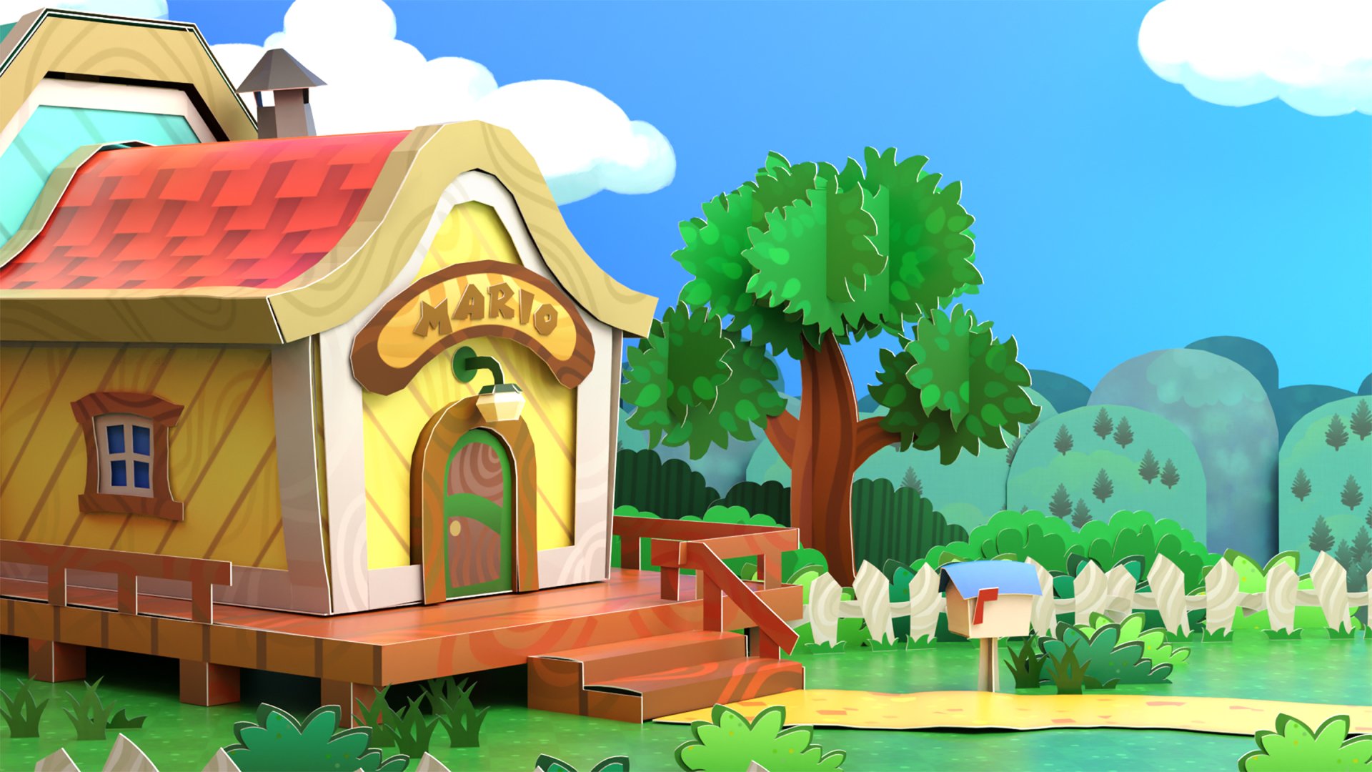 Download Paper Mario: The Thousand-Year Door (2024) HD Wallpaper