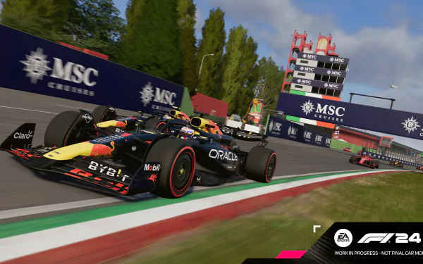 F1 24 HD Wallpaper: Thrilling Race Experience