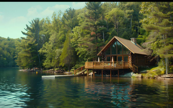Lake Cabin Wallpapers