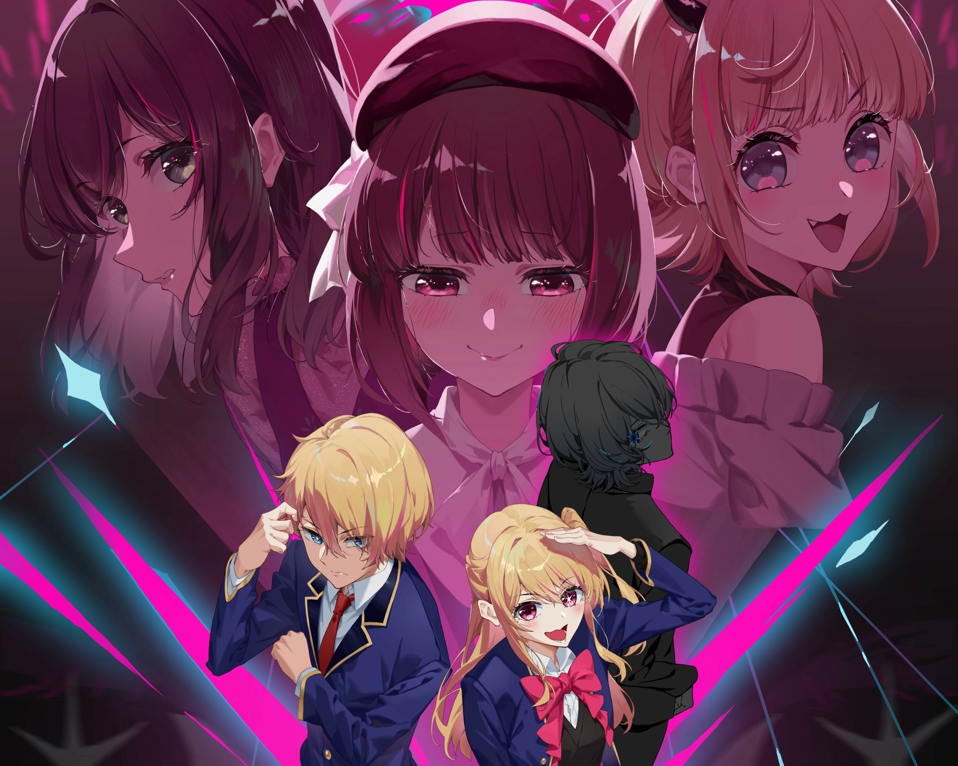 Oshi no Ko 4K Ultra HD Anime Wallpaper – Vibrant Characters in Action ...