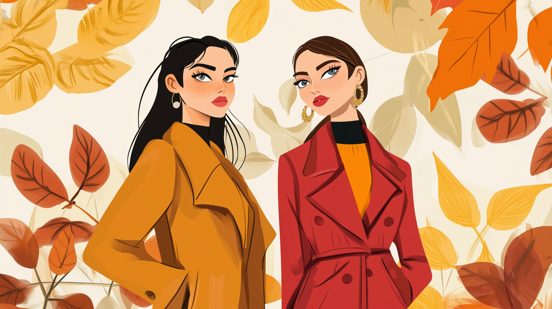 Chic Fall Fashion: HD Wallpaper for Women by robokoboto