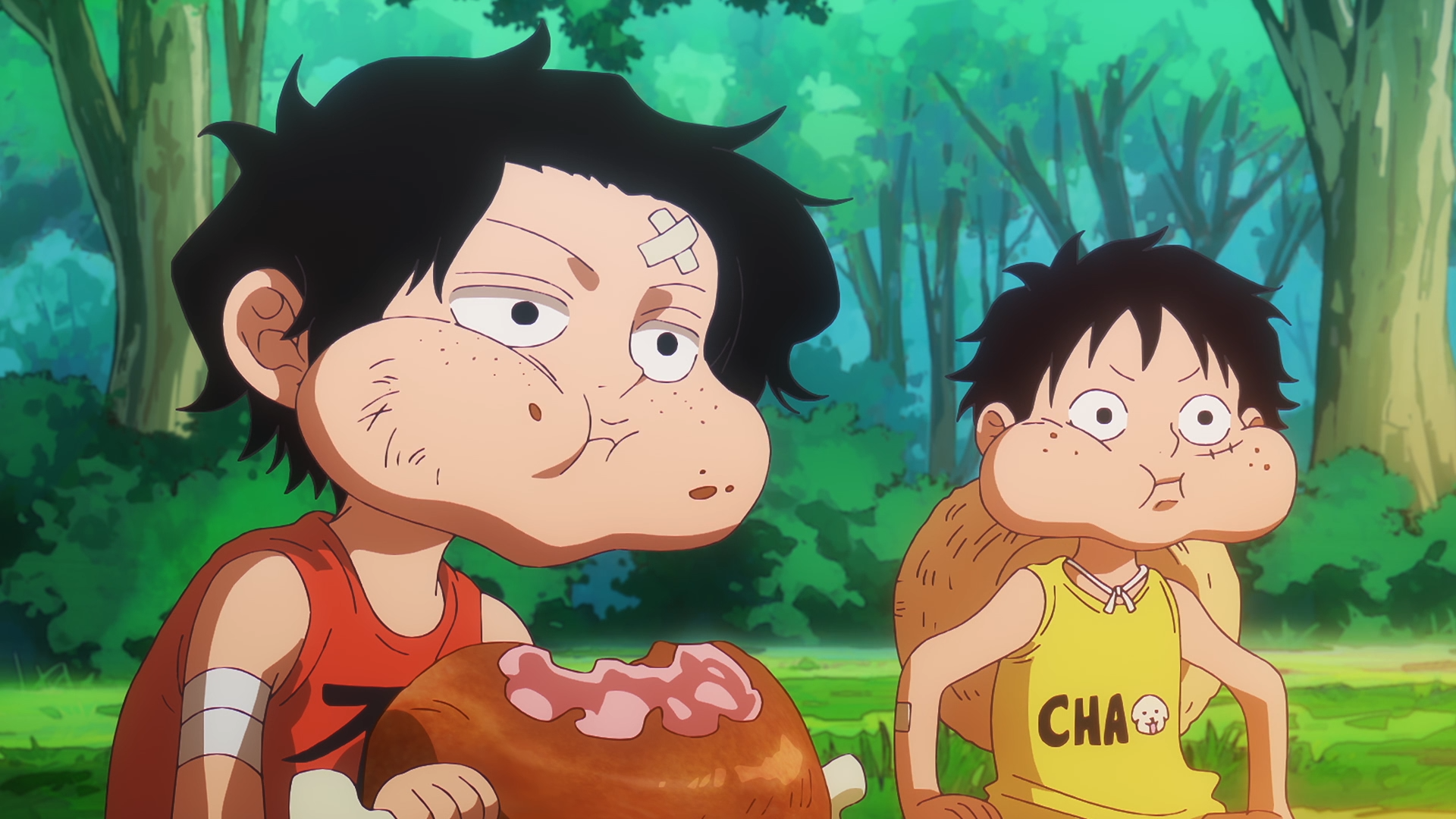 Download Anime One Piece Portgas D. Ace Monkey D. Luffy HD Wallpaper