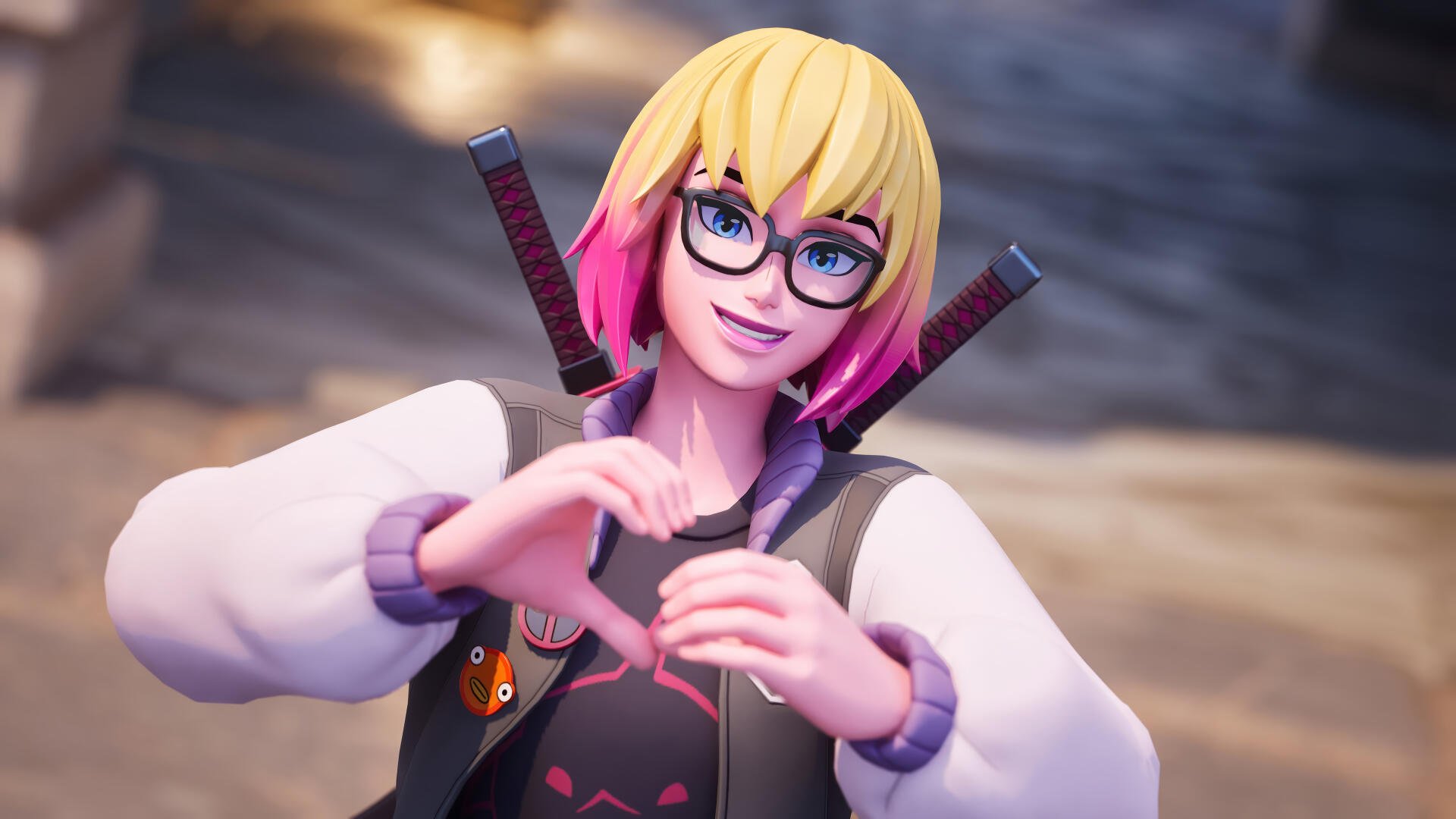 Gwenpool in 4K Ultra HD: Fortnite Wallpaper Delight