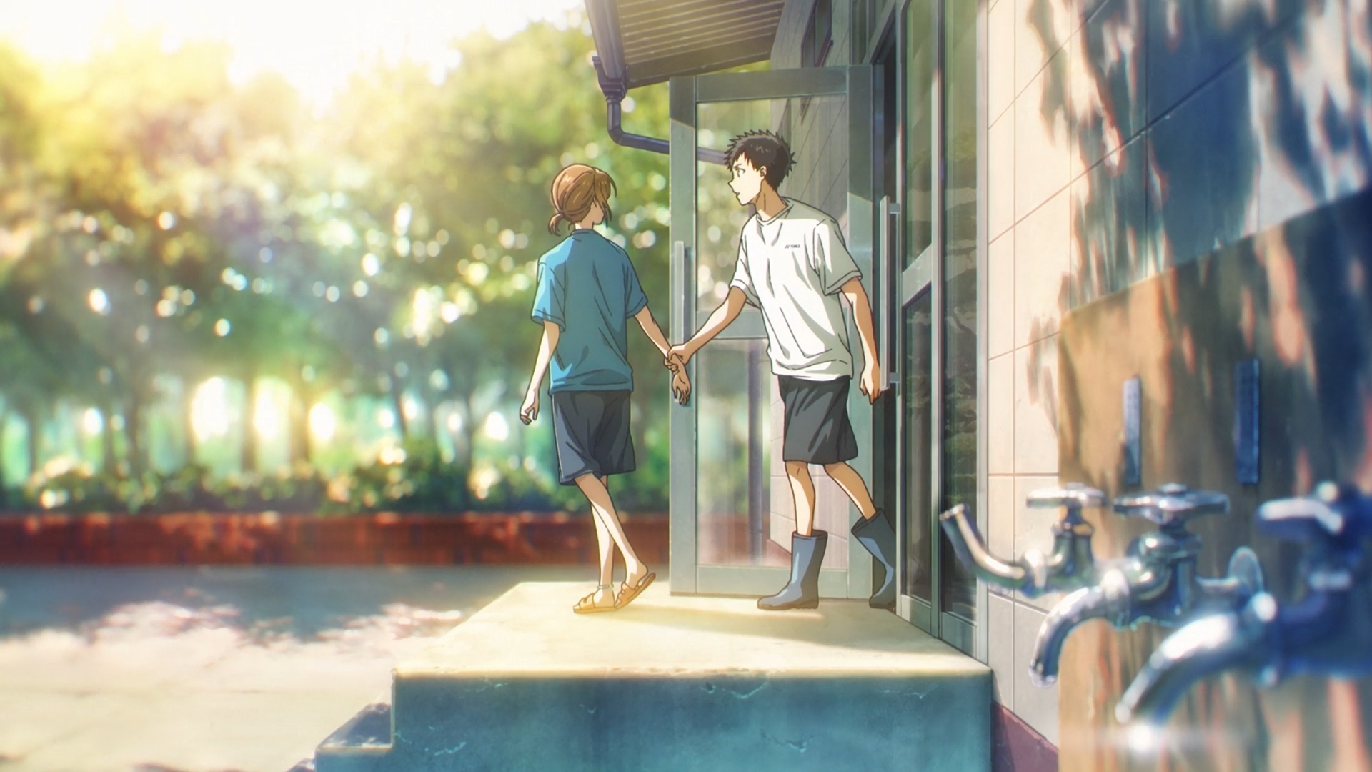 Blue Box Anime HD Wallpaper – Chinatsu Kano & Taiki Inomata Moments