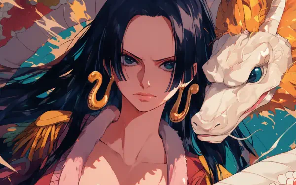 HD Wallpaper of Boa Hancock from One Piece by patrika