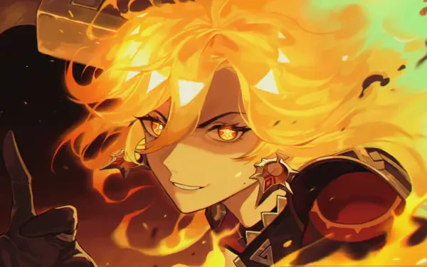 Mavuika from Genshin Impact - HD Wallpaper by fomnant