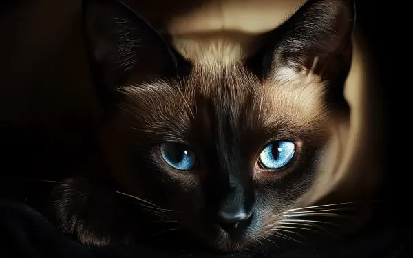 Download Animal Siamese Cat HD Wallpaper