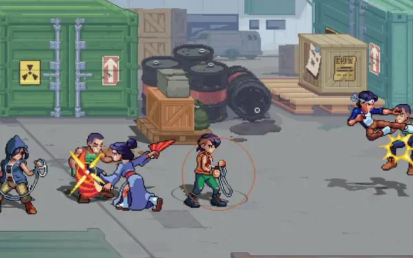 HD Wallpaper of The Karate Kid: Street Rumble Game Action