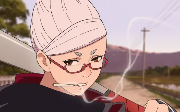 Dandadan HD Wallpaper: Bold Seiko Ayase Anime Portrait