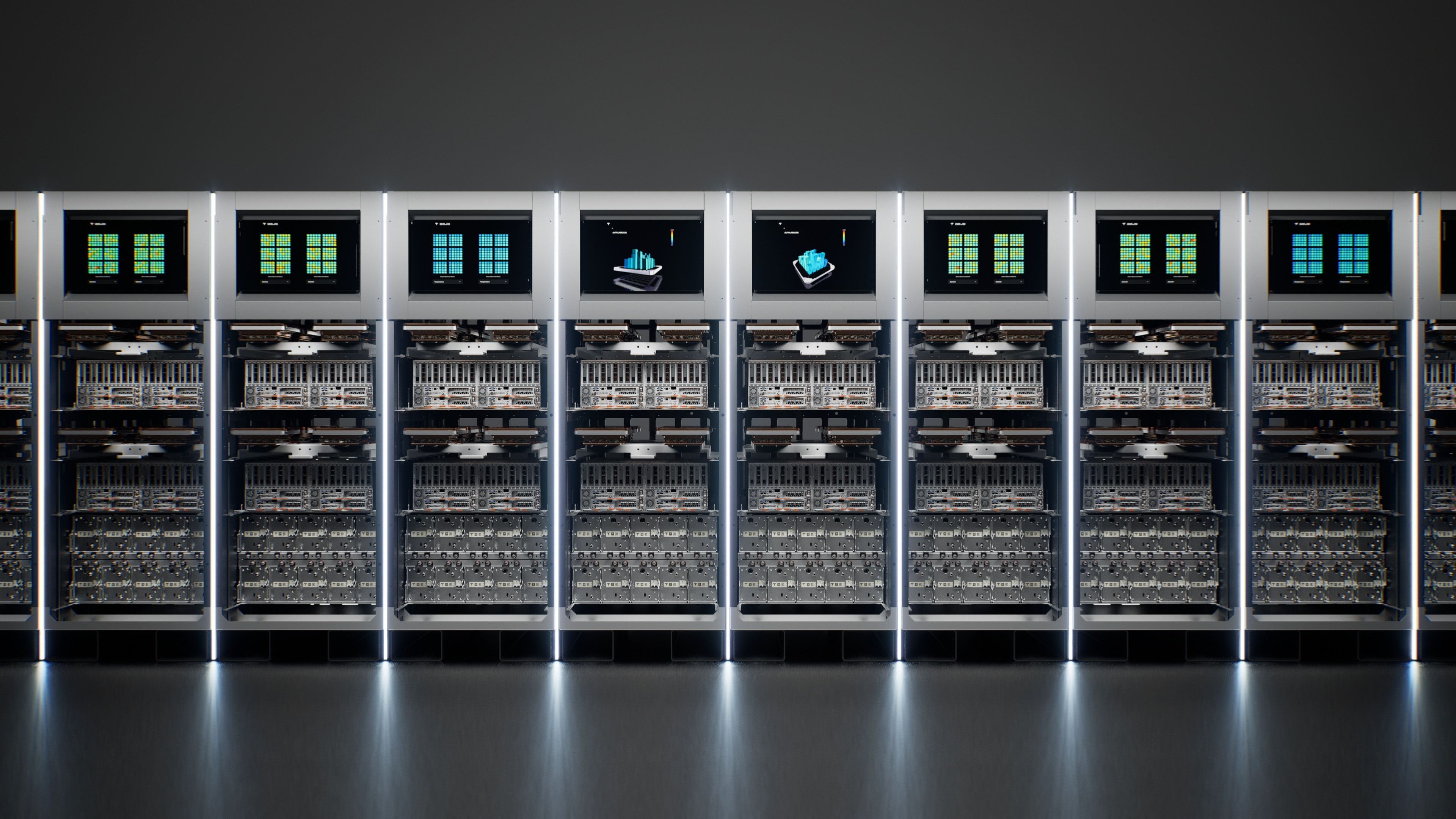 Tesla's Data Center: Stunning 4K Ultra HD Wallpaper