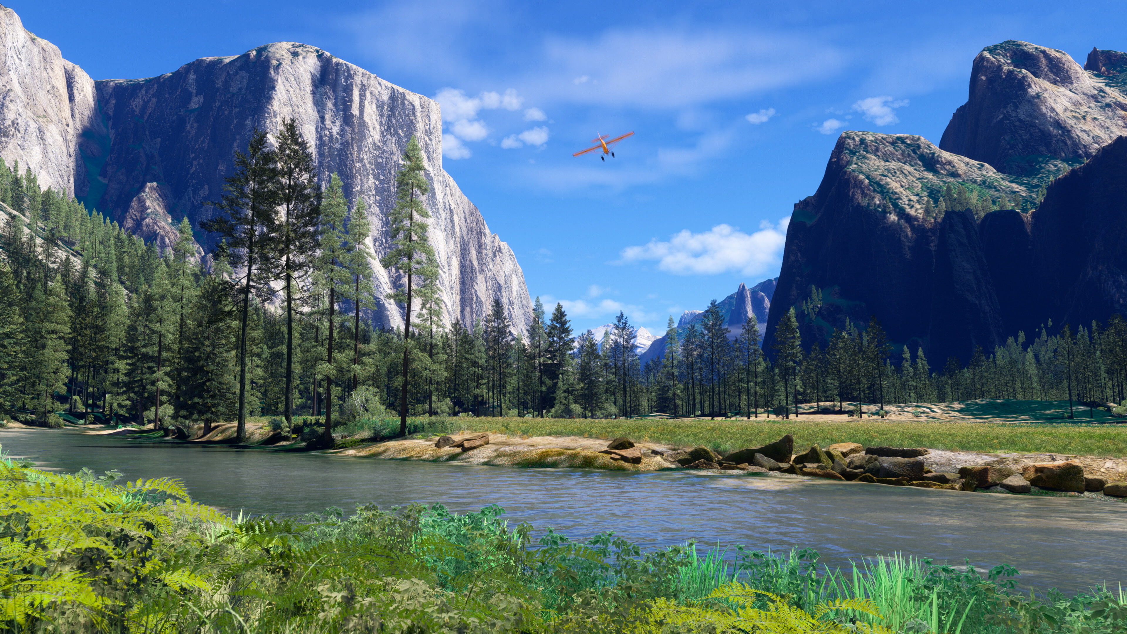 Stunning 4K Ultra HD Wallpaper of Microsoft Flight Simulator 2024